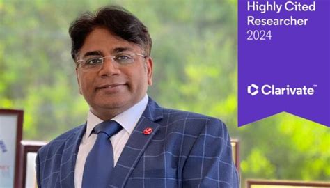 Prof Rajeev Varshney Of Murdoch University Named To Clarivates Highly