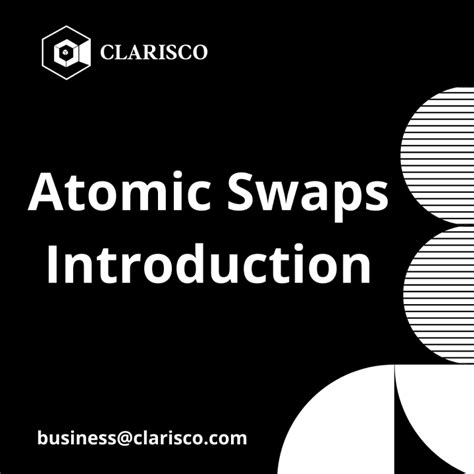 Atomic Swaps Introduction