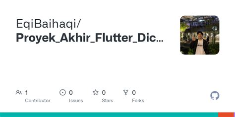 GitHub EqiBaihaqi Proyek Akhir Flutter Dicoding