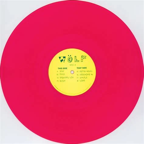 Tyler The Creator Wolf Pink Vinyl Edition Vinyl 2lpcd 2014 Eu