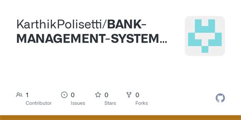 Bank Management System Using Oops Conceptsreadmemd At Main