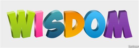 Wisdom Text Effect And Logo Design Word