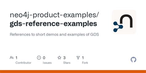 Github Neo4j Product Examples Gds Reference Examples References To Short Demos And Examples