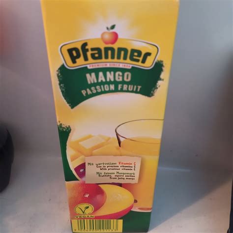 Pfanner Mango E Passion Fruit Review Abillion
