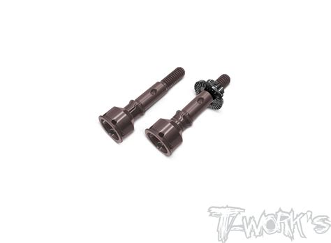 Cla B74 2 R Steel Rear Cvd Left Thread Axle For Team Associated Rc10 T Works Products
