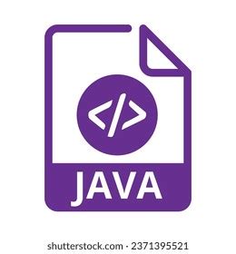 Java File Icon Vector File Format Stock Vector Royalty Free 2371395521 Shutterstock