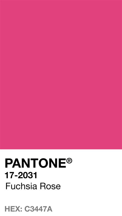 Pantone Color Of The Years On Behance