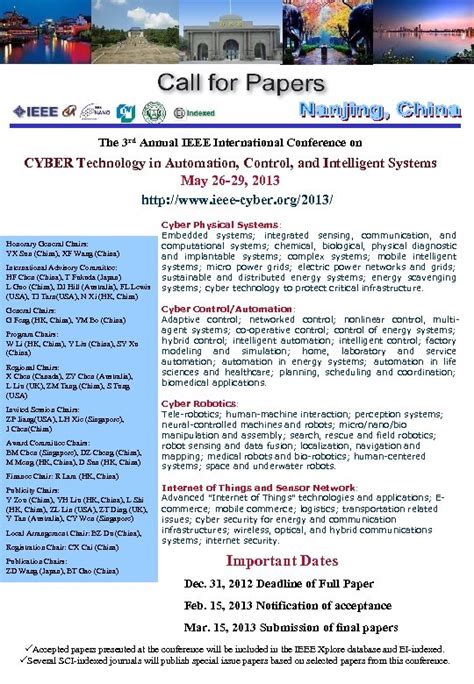 The Rd Annual Ieee International Conference On