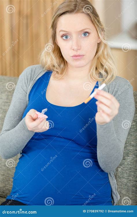 Smoking Prohibited During Pregnancy Stock Photo Image Of Break