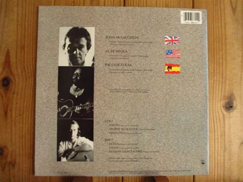 John Mclaughlin And Al Di Meola And Paco De Lucia Passion Grace And Fire