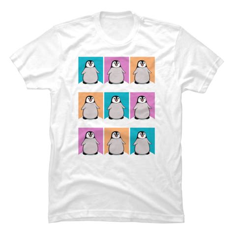 Penguin Collagepenguin Collage Present Tshirt Buy T Shirt Designs
