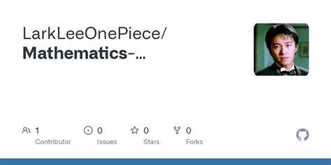 Github Larkleeonepiece Mathematics Foundation Of Ml