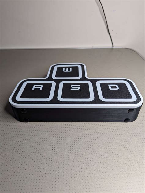 3d Printed Wasd Keys Led Gamer Keyboard Light Custom Gaming Room Decor Computer Gamer T