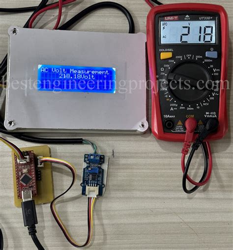 How To Ac Voltage Measurement Using Arduino Without Transformer Engineering Projects