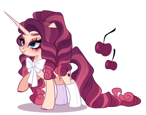 Mlp Next Gen Oc Rarity X Cherry Jubilee Adoptable By Just Silvushka On