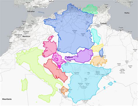 El Tamaño Comparado De Argelia 2023 Mapas Milhaud