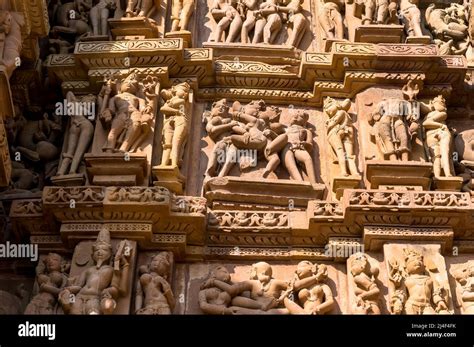 Sculptures Depicting People Having Sex On The Walls Of Ancient Temples Of Kama Sutra In India