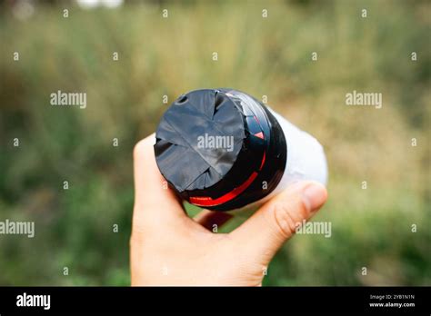 Homemade Pinhole Camera Or Stenopeic Camera Made With A Can And Installed In Nature Diy