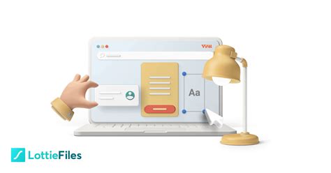 creative 3d visual animation website development on lottiefiles free