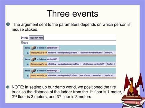 Ppt Parameters And Event Handler Methods Powerpoint Presentation