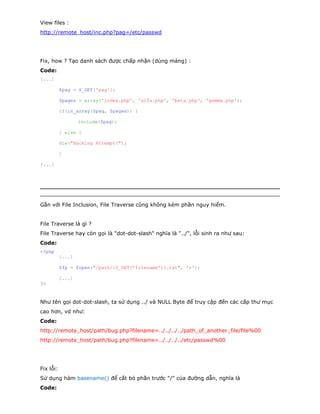 PHP Security File Inclusion PDF