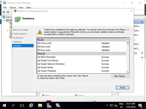 Windows Server 2016 Wsfc Add Nodes Server World