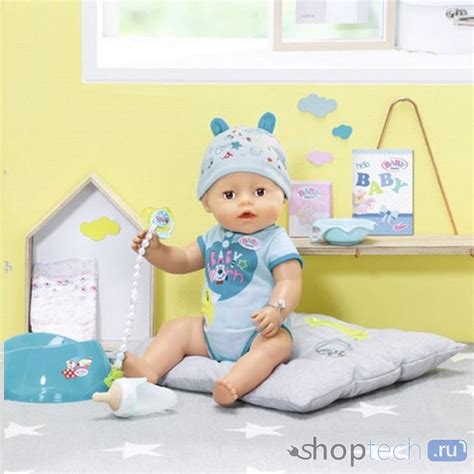 Кукла Zapf Creation Baby born мальчик интерактивная 43 см 824-375 ...