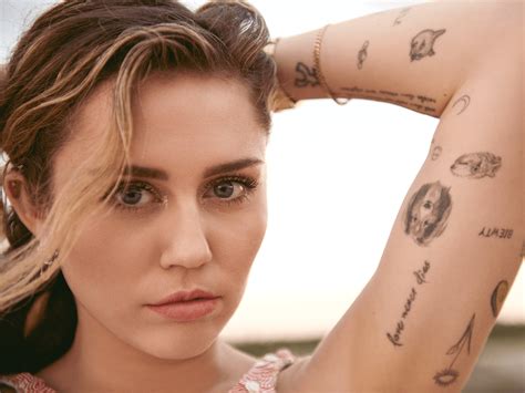 Miley Cyrus Tattoos 2020