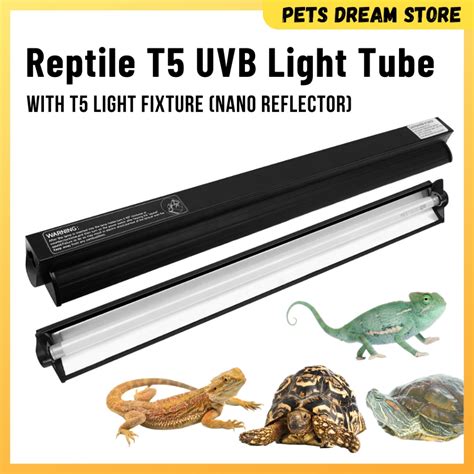 Reptile T5 Uvb Lighting 1ft2ft3ft4ft Uvb Light Tube Terrarium Light