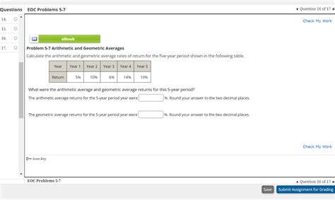 solved problem 5 7 arithmetic and geometric averages