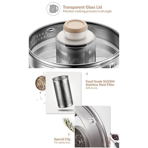 Electric Health Kettle Multi Function Kettle Tea Office 20 Press