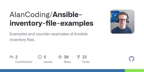 Github Alancodingansible Inventory File Examples Examples And