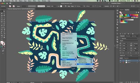 Adobe Illustrator Repeating Pattern Tutorial Clare Lewis Illustration