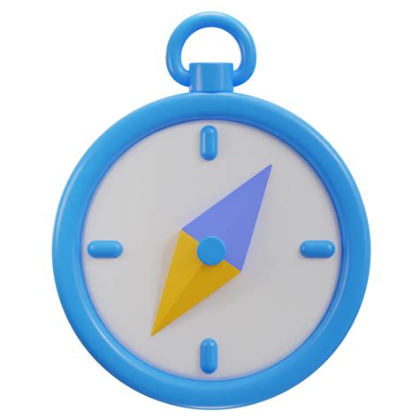 3d Compass Navigation Icon 28149261 Png