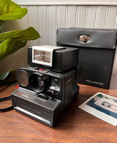 Vintage Polaroid Sonar Onestep Pronto Land Sx 70 Film Camera Etsy