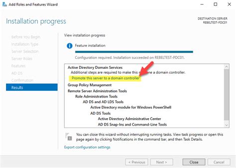 Step By Step Guide To Setup Active Directory On Windows Server 2016 Rebeladmin