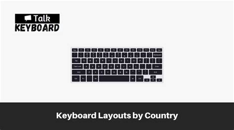 Keyboard Layouts By Country Typing Across Borders