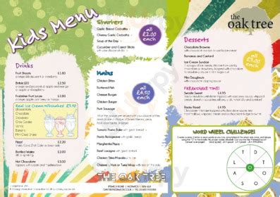 Oak Tree Norwich Menu And Reviews