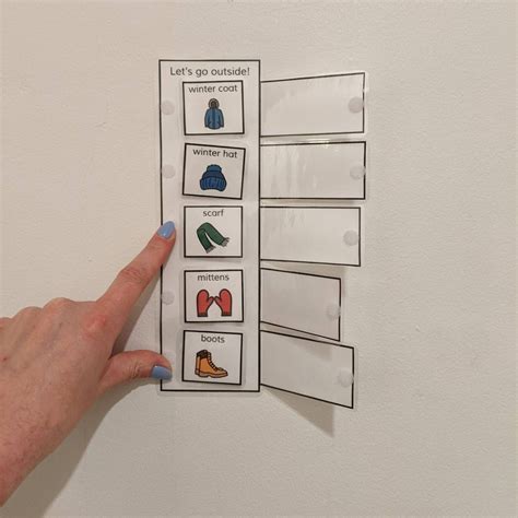 Going Outside Visual Schedule Picture Sequence Behaviour Support Etsy