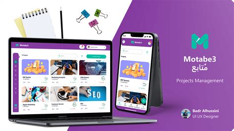 Motabe3 Projects Management Behance