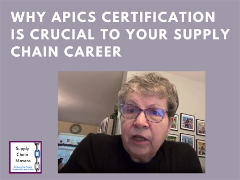 Why An Apics Certification Is Crucial To Your Supply Chain Career — Supply Chain Mavens