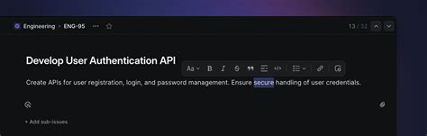 Edit Issues Linear Docs