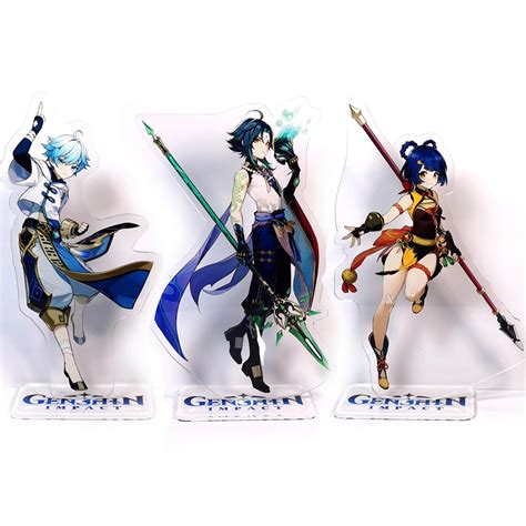 Genshin Impact Characters Chongyun Xiao Xiangling Acrylic Stand Figure