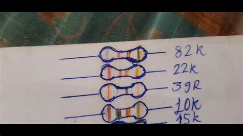 Resistor Colour Code Calculator Shirtsvideo Shorts Painting Registor Colurcode K