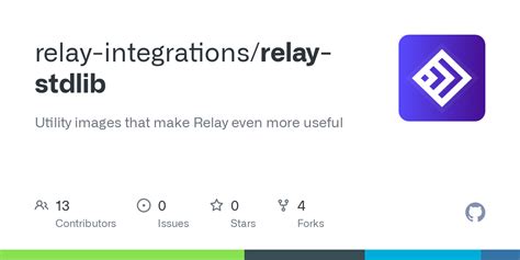 Github Relay Integrationsrelay Stdlib Utility Images That Make Relay Even More Useful