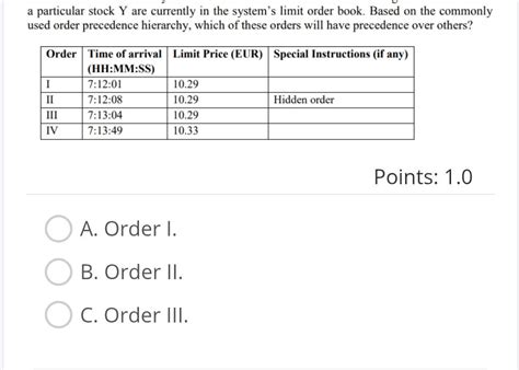 Consider The Order Driven Systems Limit Studyx