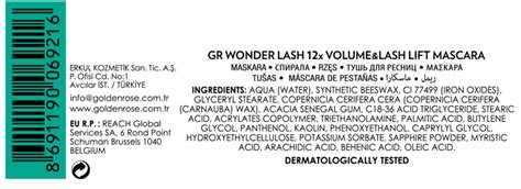 Golden Rose Golden Rose Wonder Lash Maskara 135115 Watsons