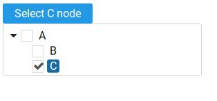 Adding A TreeNode Object To The Selection Input Of A P Tree Component Using Typescript Doesn T