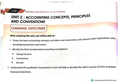 Accounding Concepts Principles And Convention Intermediate Studocu