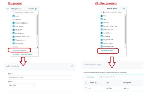 can t access attribute settings in plans autodesk community